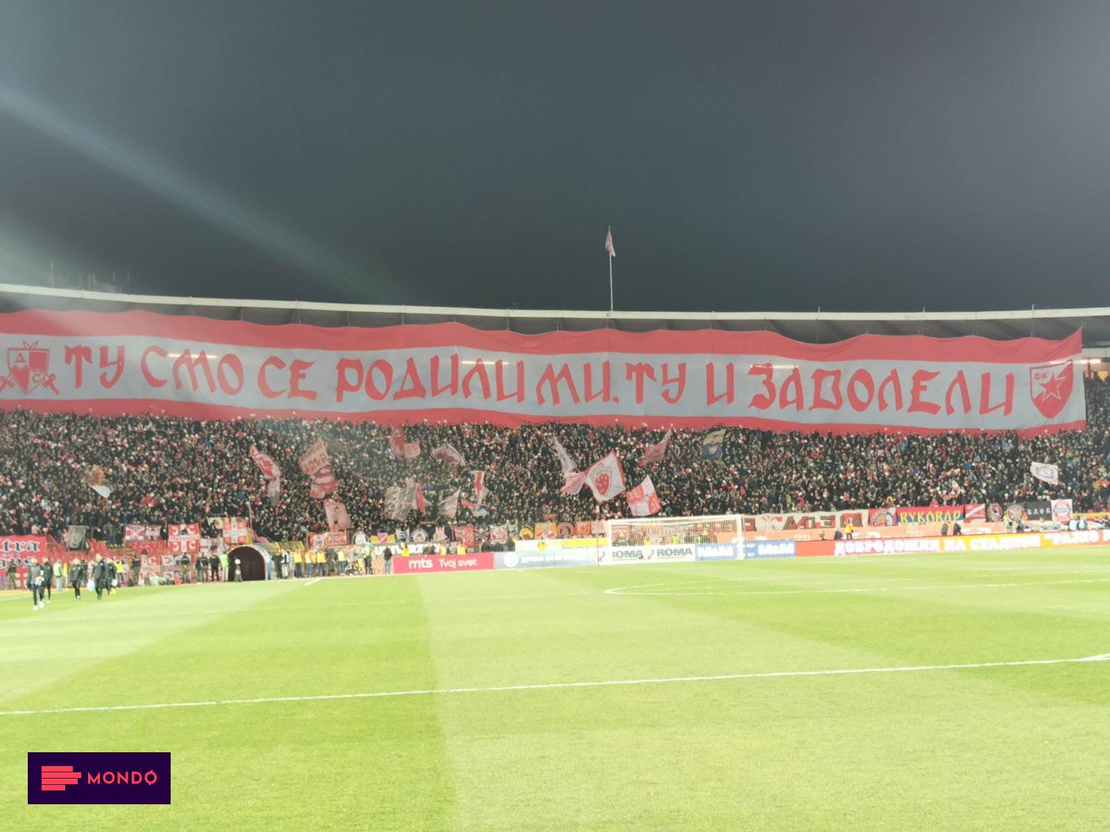 Delije na vječitom derbiju Luisovi stihovi preko celog severa: Tu smo ...