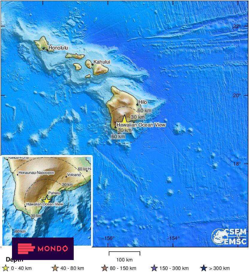 Zemljotres pogodio vulkan Mauna Lou | Info | Svijet