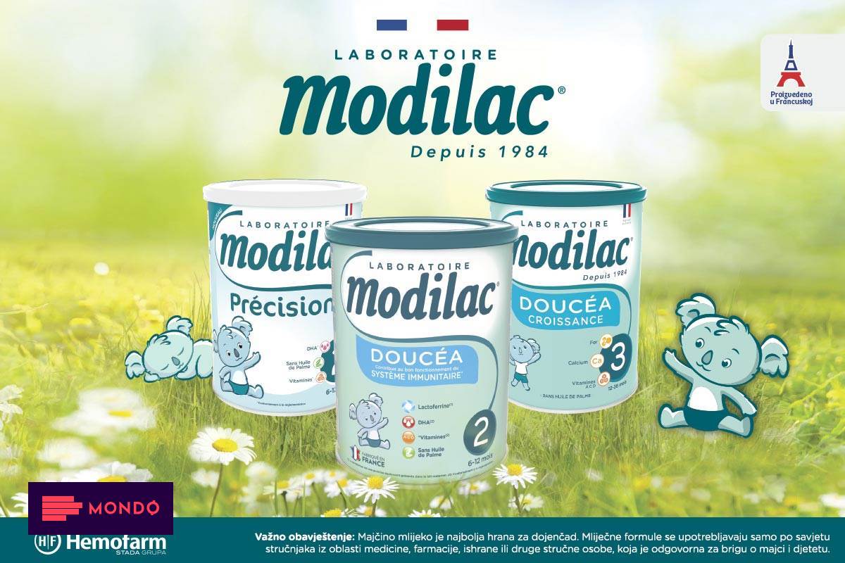 Formula za bebe "Modilac Doucea" dostupna u BiH preko Hemofarma ...