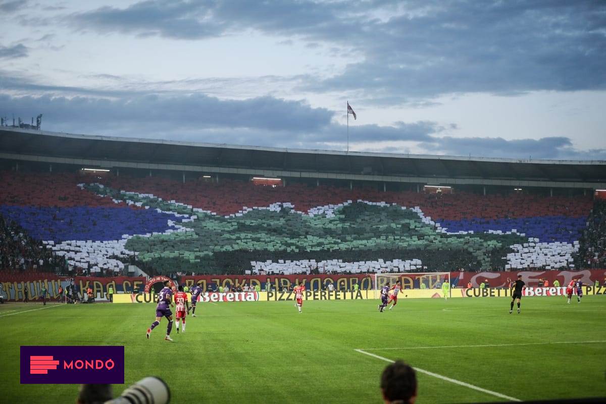 Koreografija Delija na utakmici sa Fiorentinom | Sport | Fudbal