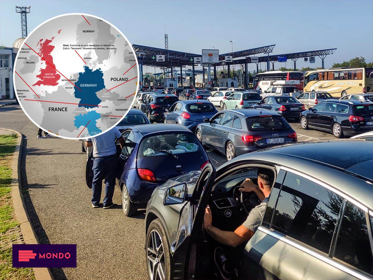 Mapa zemalja koje su ukinule Šengen zbog straha od terorizma | Info ...