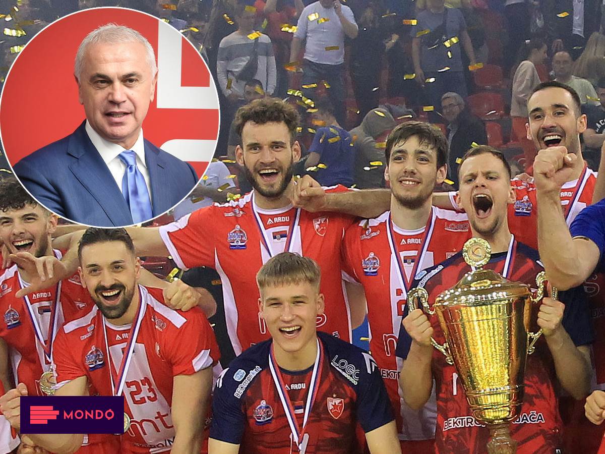 odbojka crvena zvezda sampion srbije zvezdan terzic cestitao titulu ...