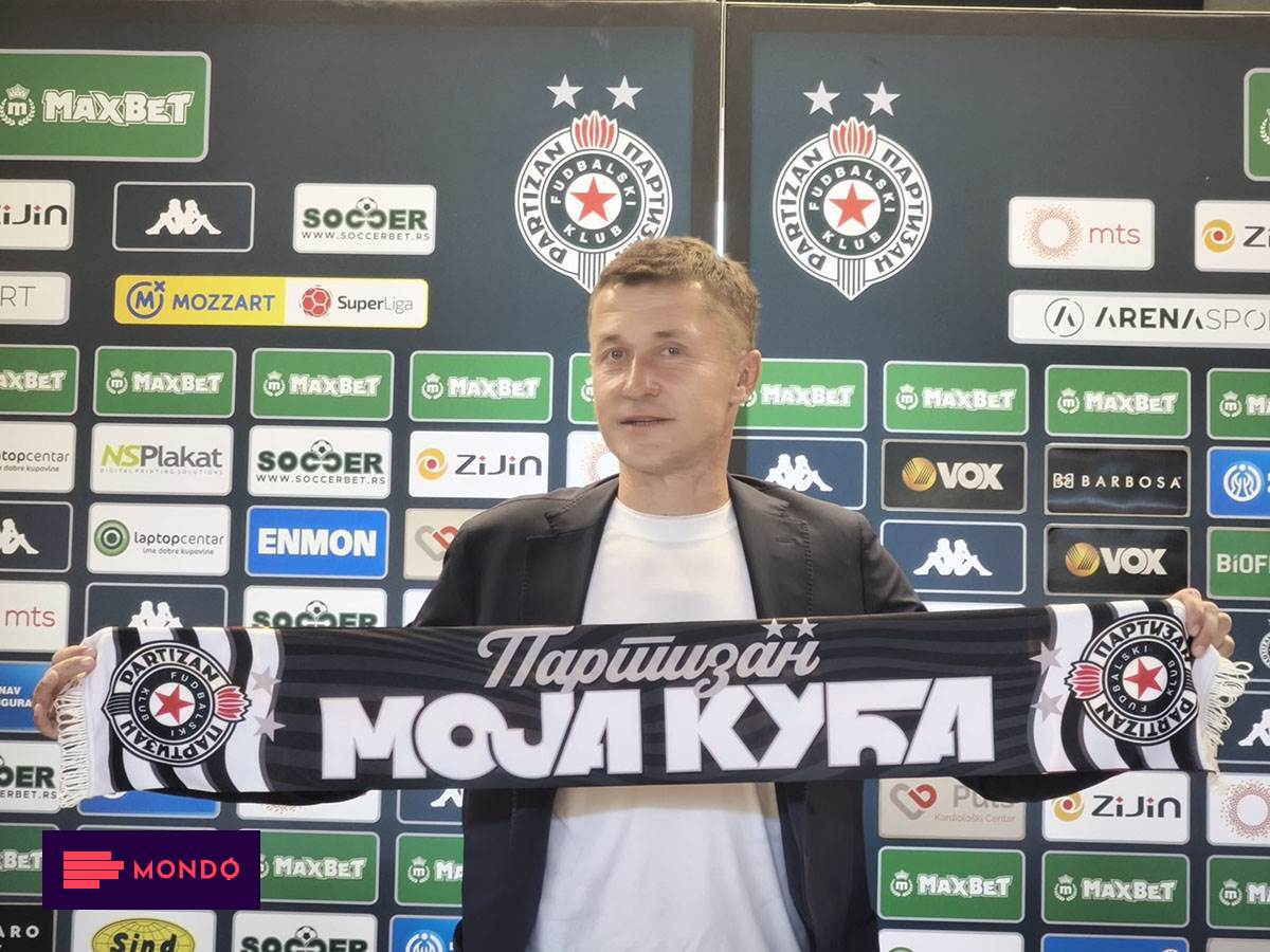 Saša Ilić predstavljen kao novi trener Partizana | Sport | Fudbal